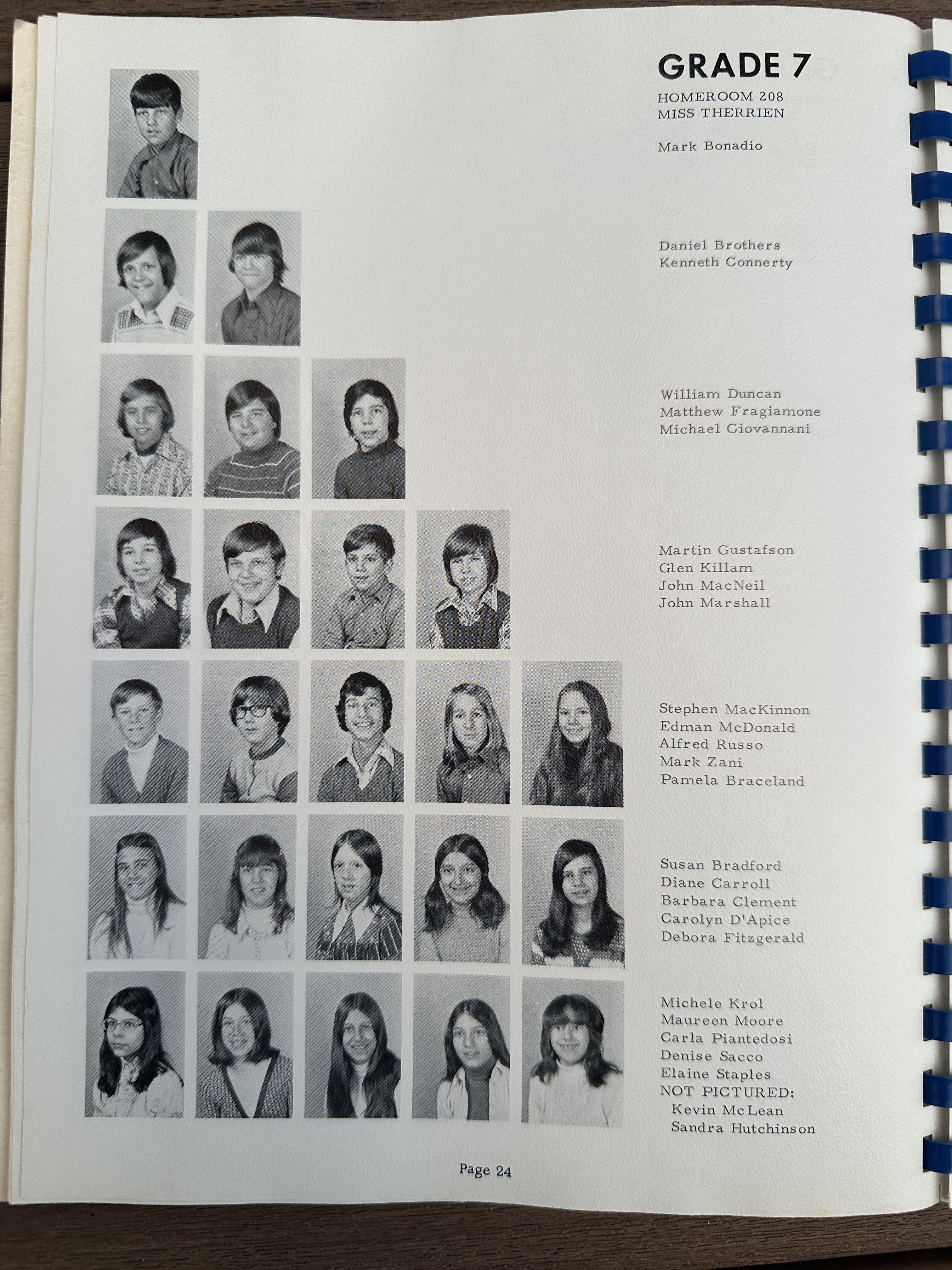 Middle school 1970s – Burlington Retro