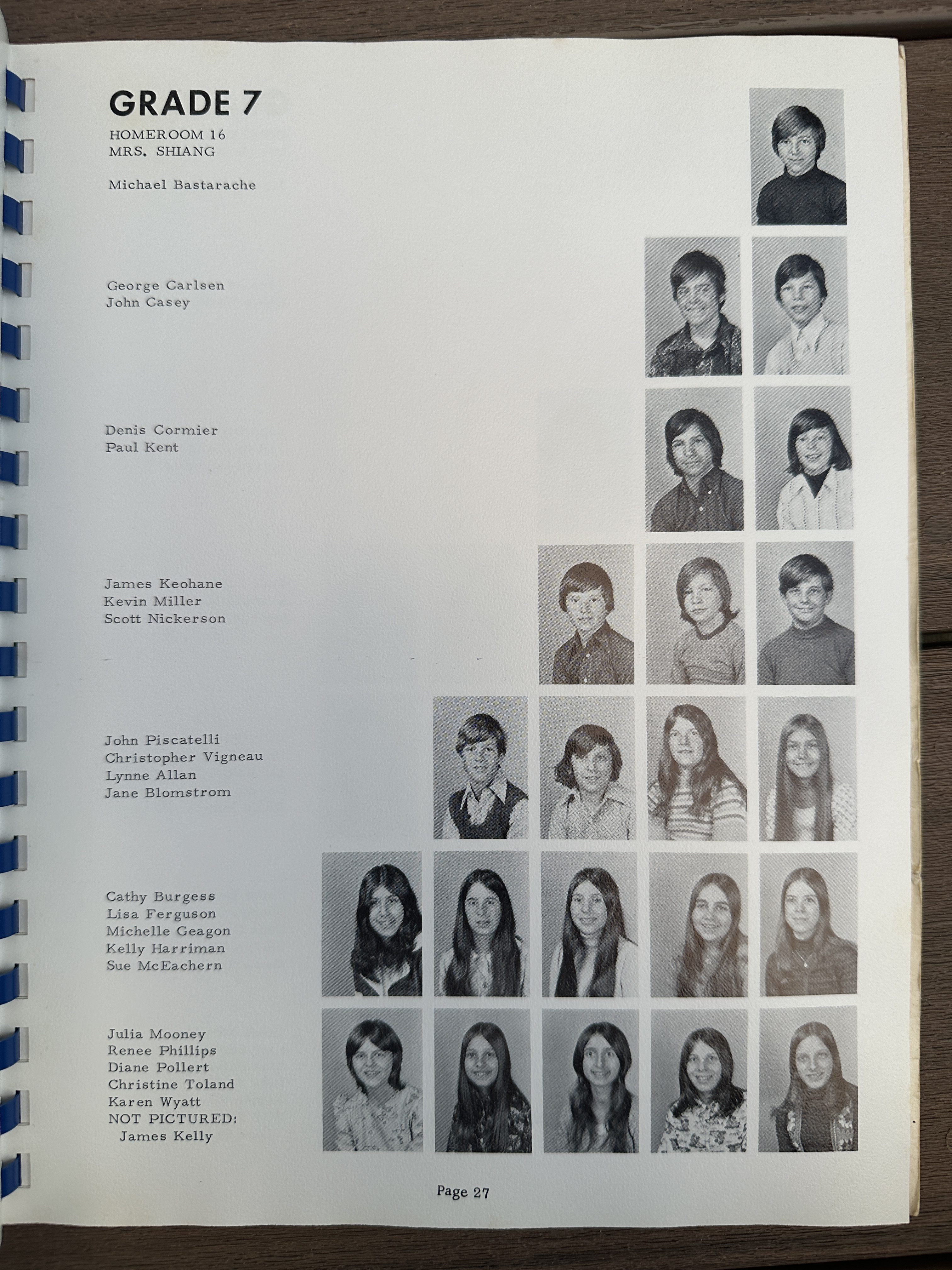 Middle school 1970s – Burlington Retro